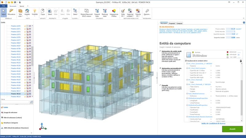 Il computo metrico da modelli Bim con intelligenza artificiale | 01building