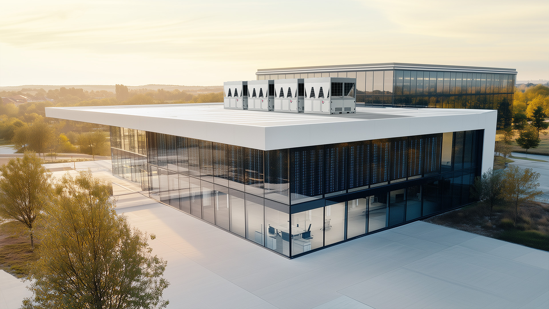 LG Inverter Scroll Chiller con refrigerante R32, climatizzazione all ...