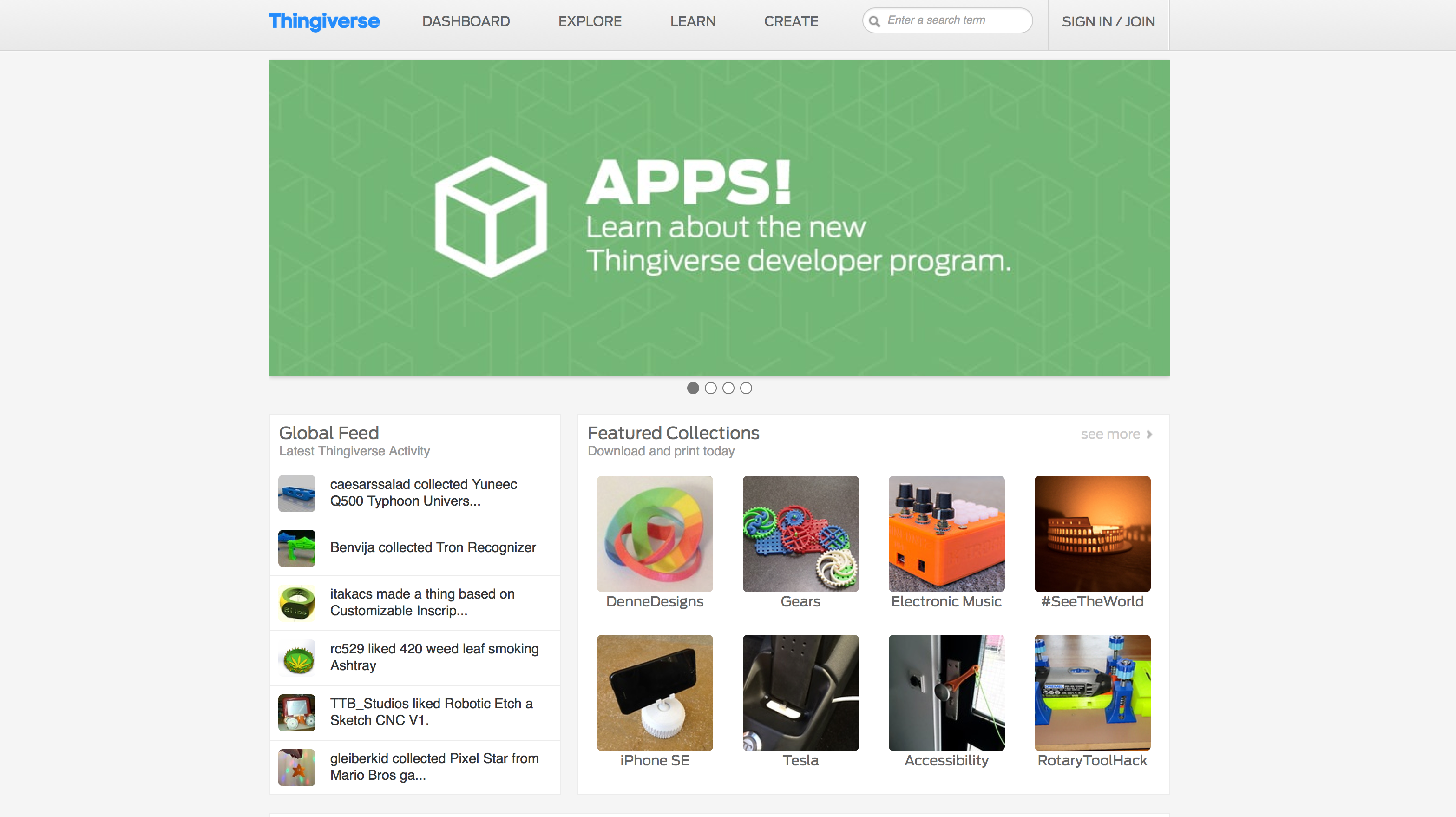 Guida alle App di Thingiverse | 01factory
