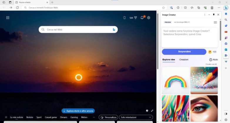 Come creare immagini con l’AI generativa di Bing Image Creator in ...