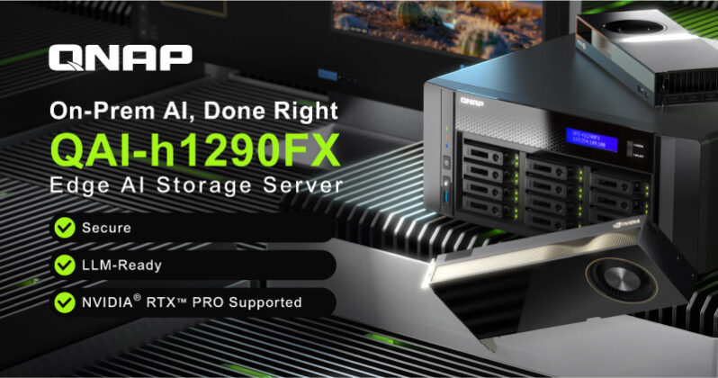 QNAP QAI-h1290FX, il server storage Edge AI per LLM privati e RAG on ...
