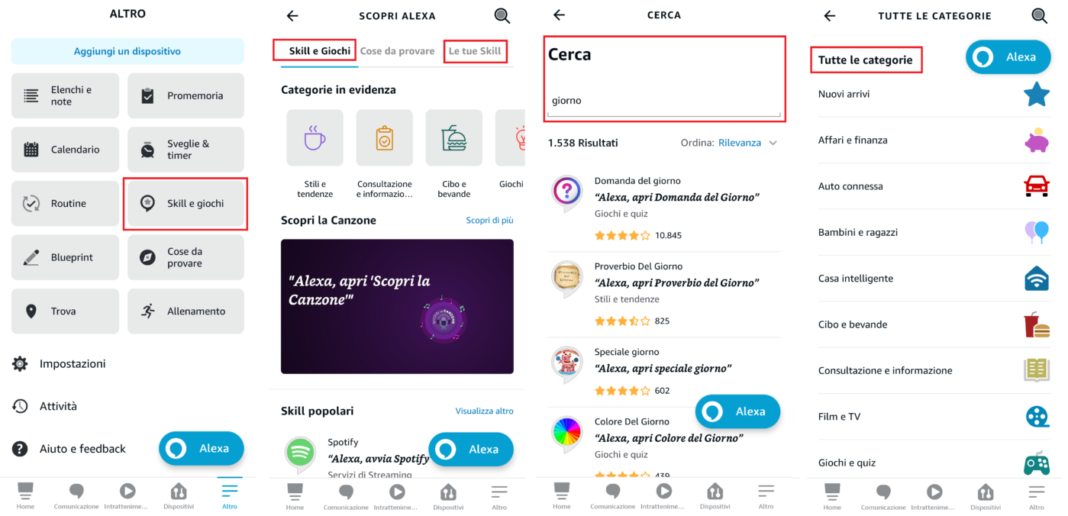 Skill Alexa: cosa sono, quali scegliere, come attivarle | 01smartlife