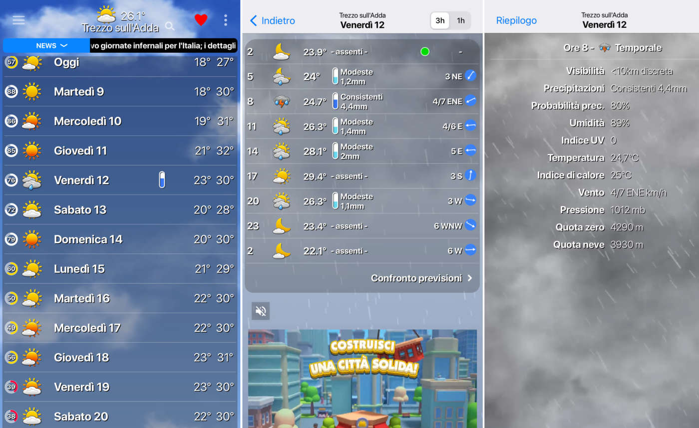 App meteo, ecco le migliori per smartphone, tablet e smartwatch ...