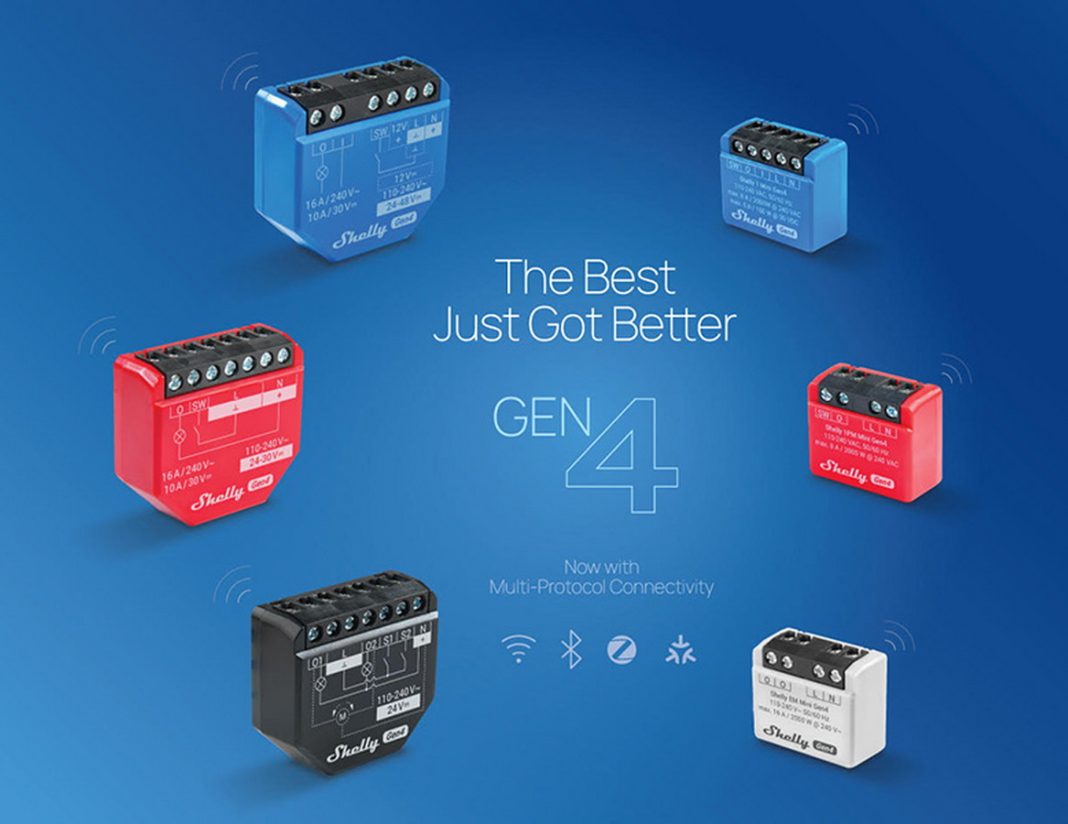 Shelly Gen4: la rivoluzione degli smart switch | 01smartlife