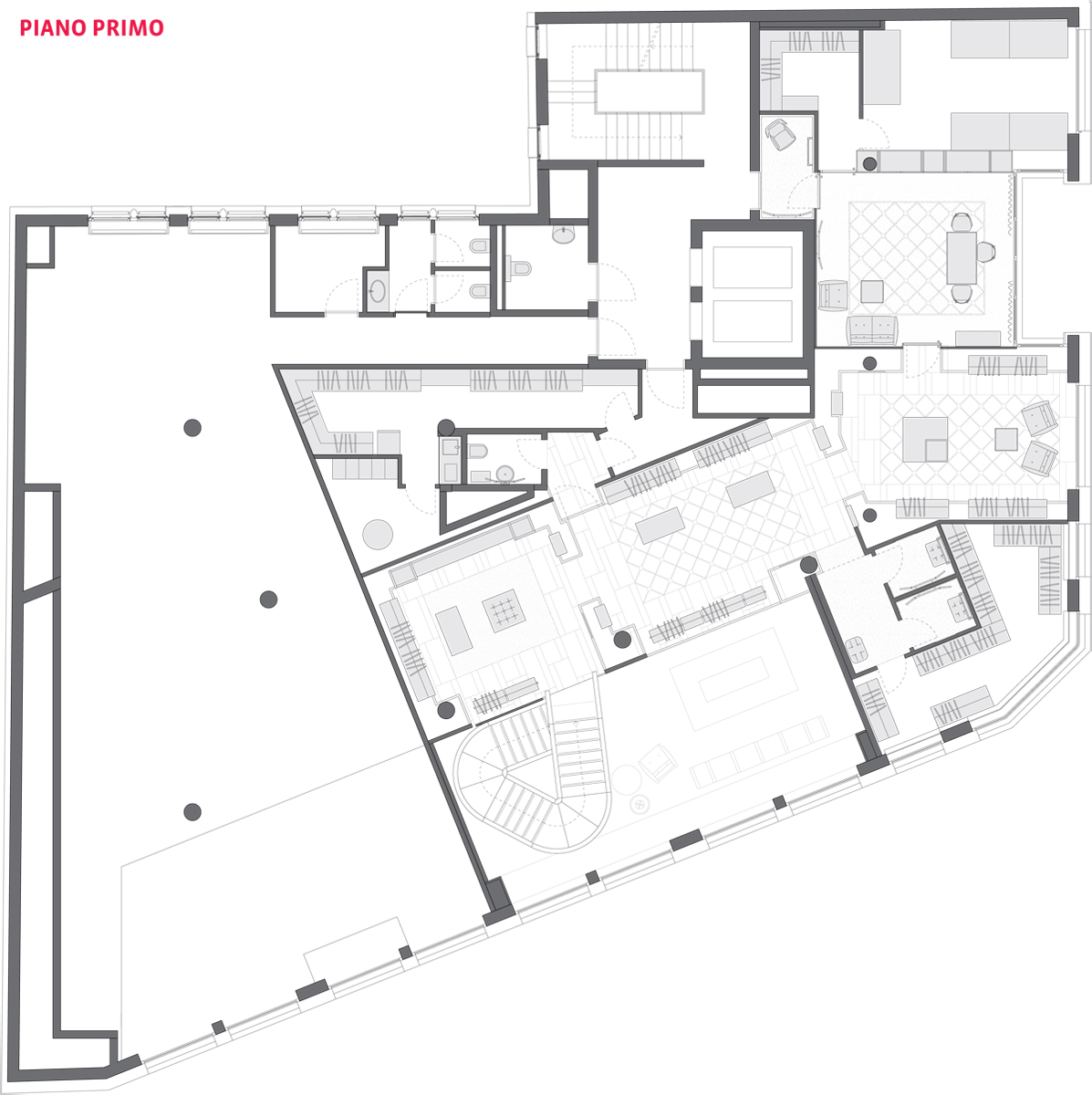 Brioni Flagship Store a Francoforte - Park Associati | Arketipo