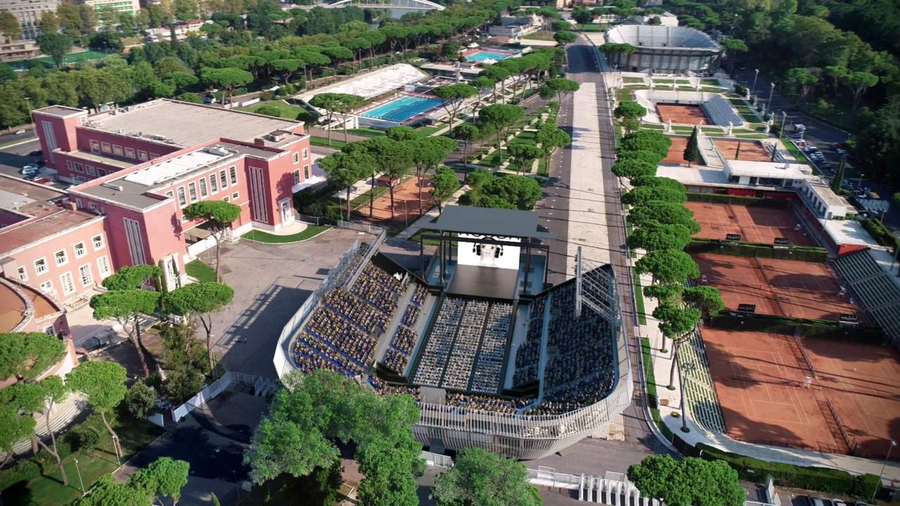 TFS X.0 una struttura temporanea polivalente al Foro Italico | Arketipo