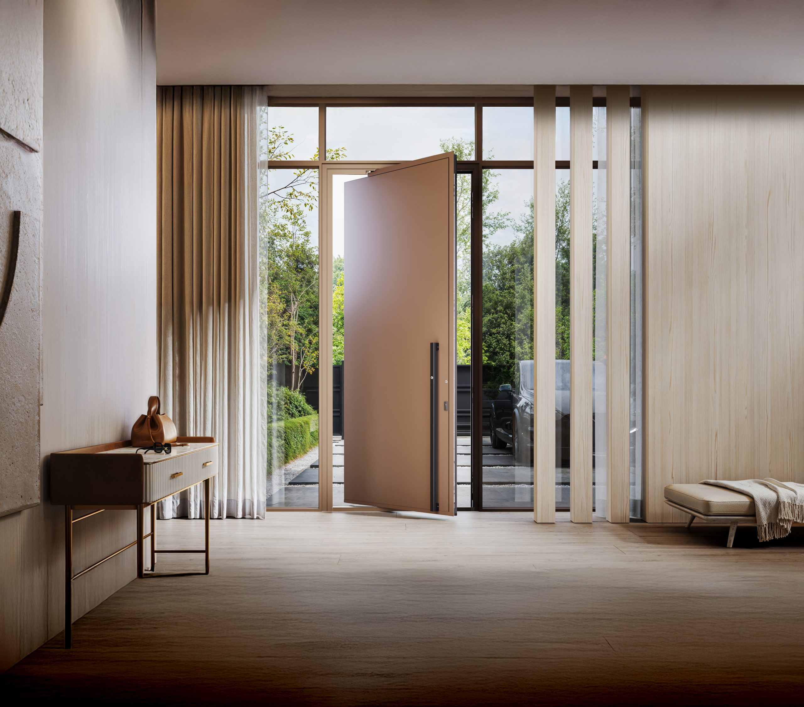 Eleganza e tecnologia avanzata per porte pivotanti | Arketipo