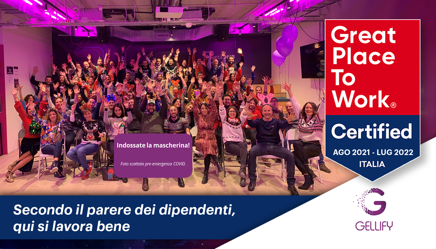 GELLIFY è un "Great Place To Work®" | Automazione News