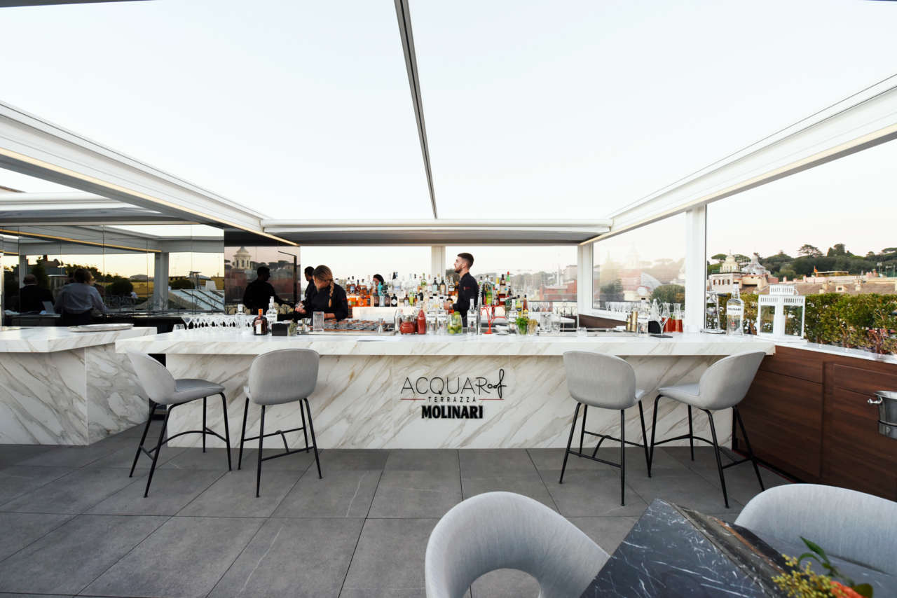 A Roma la terrazza Acquaroof diventa Terrazza Molinari