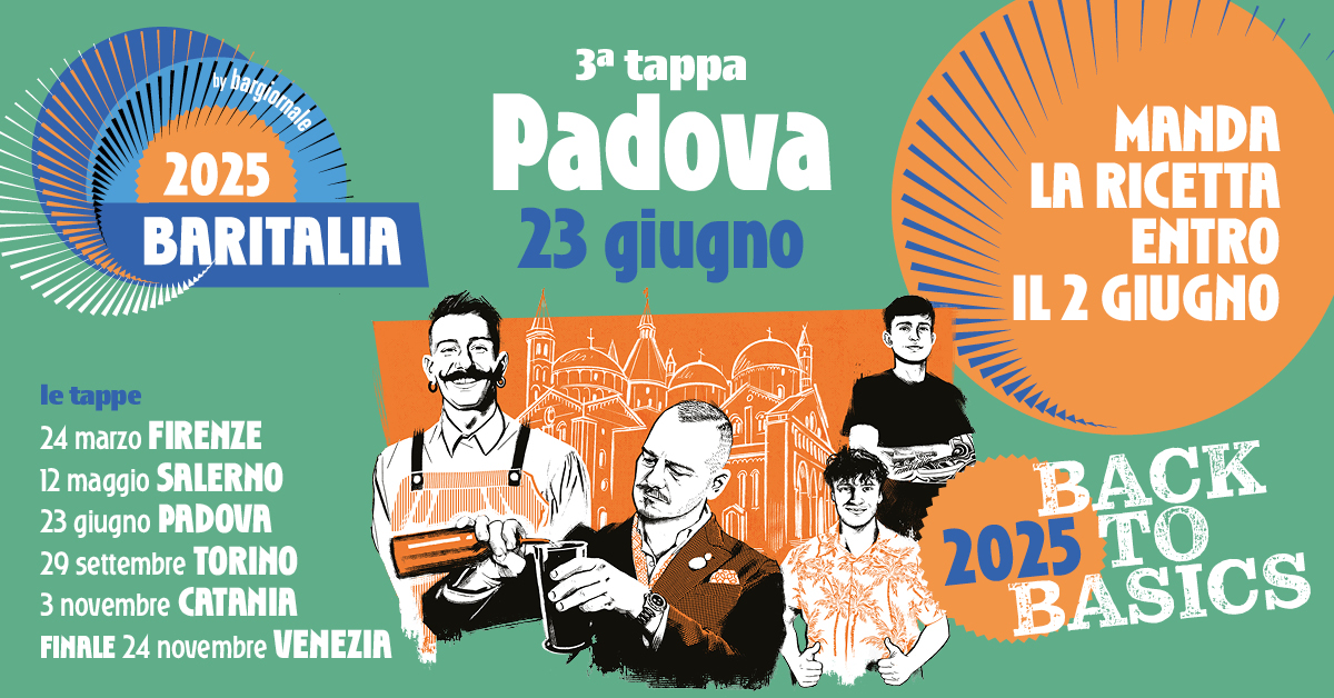 Baritalia 2025 arriva a Padova il 23 giugno. Manda la tua ricetta entro ...