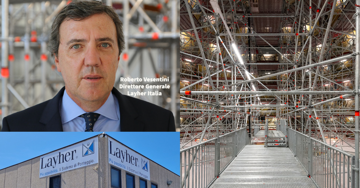 Roberto Vesentini, direttore generale Layher Italia: «con noi, più ...