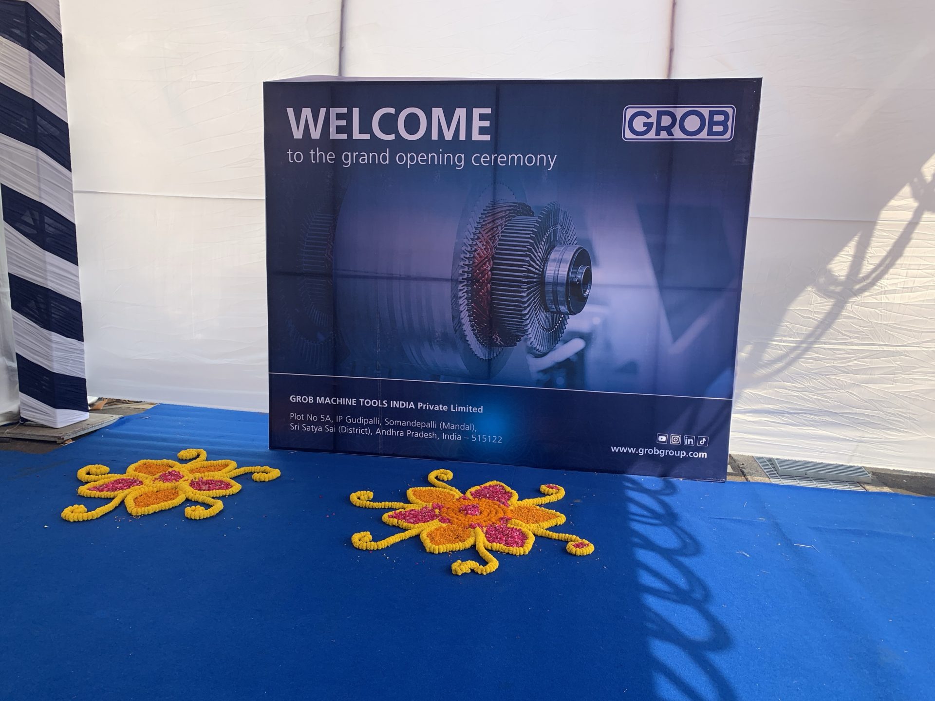GROB opens its sixth production plant in India