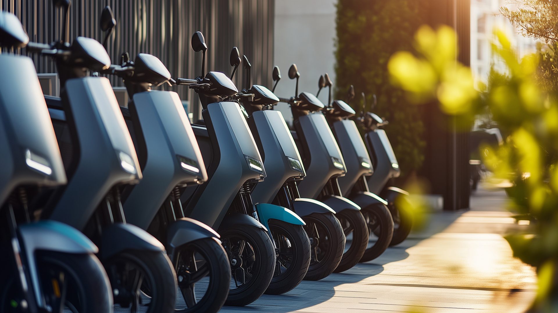 PM synchronous motor for electric city scooters