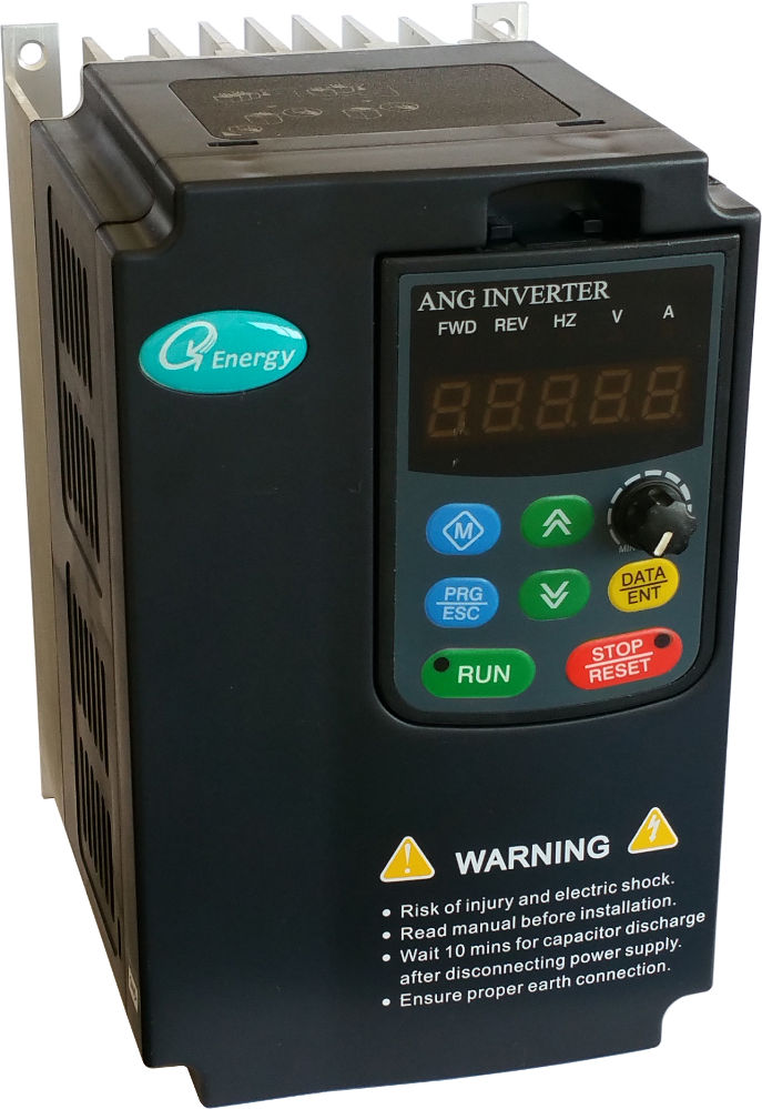 Inverter motori sia in configurazione monofase che trifase, Q08 e Q09