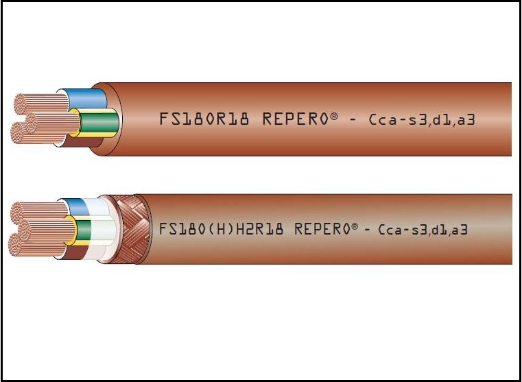 Cavi Repero FS18OR18 300/500 V, adatti a tutte le pose fisse e ...