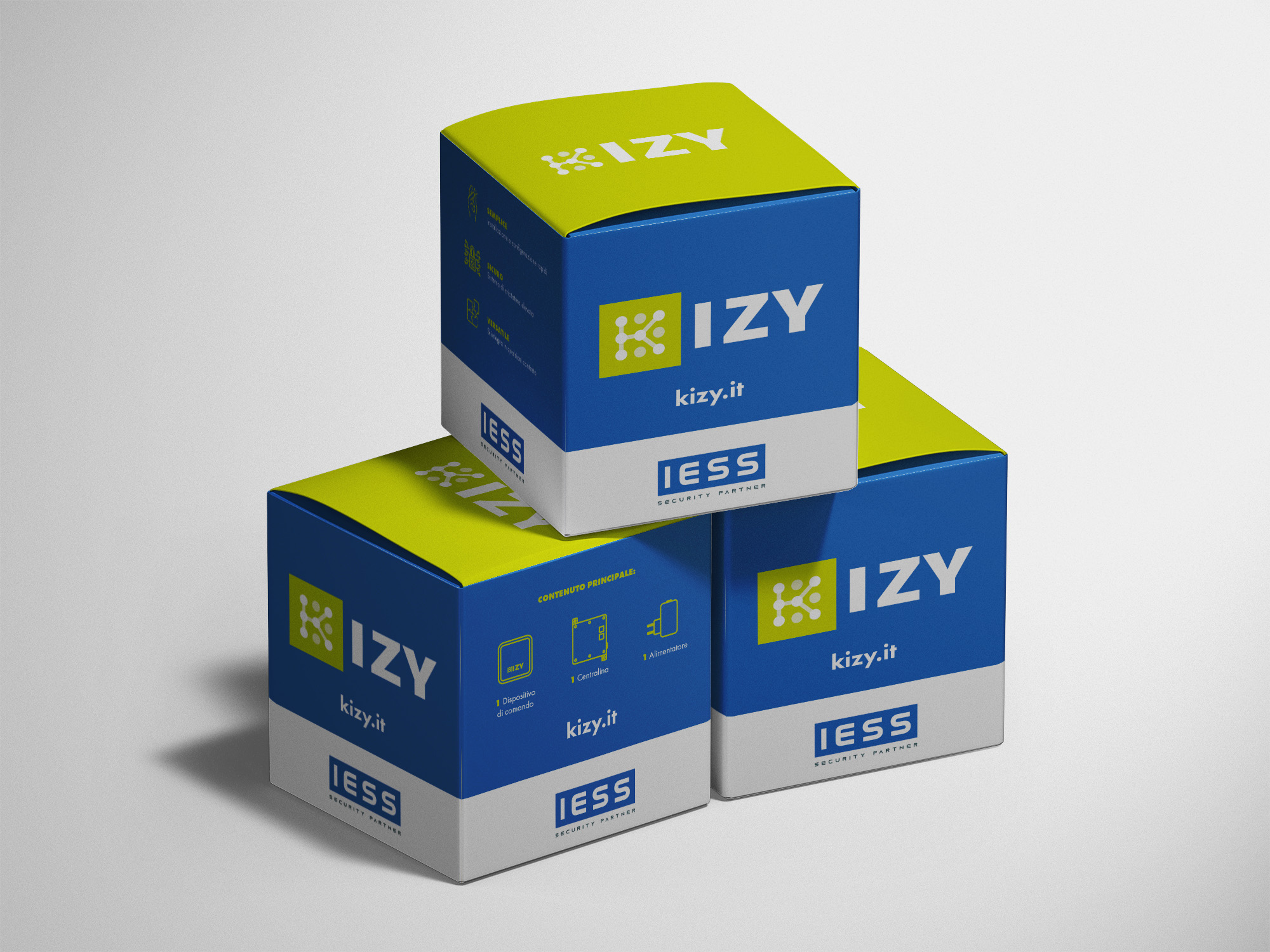 Sistema di controllo accessi totalmente indipendente, KIZY