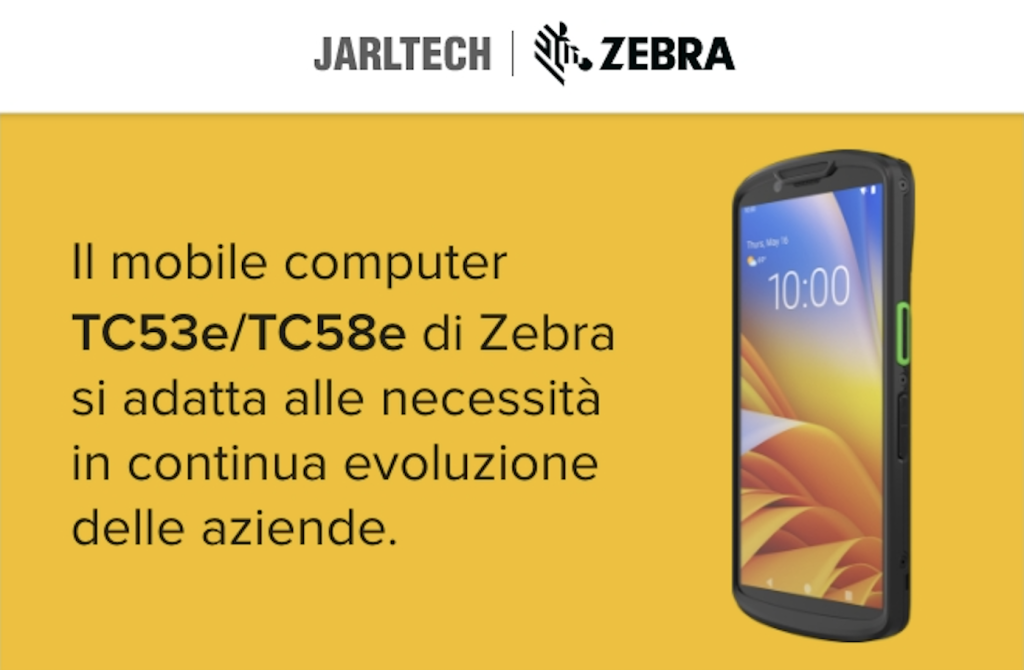 Zebra TC53e TC58e: mobile computer rugged con AI, RFID, sostenibilità