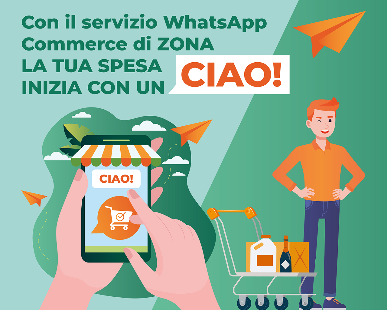 Il cash and carry Zona lancia il servizio di spesa su WhatsApp