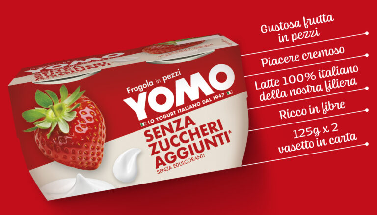 Yomo Senza Zuccheri Aggiunti: nuova gamma per il mercato yogurt