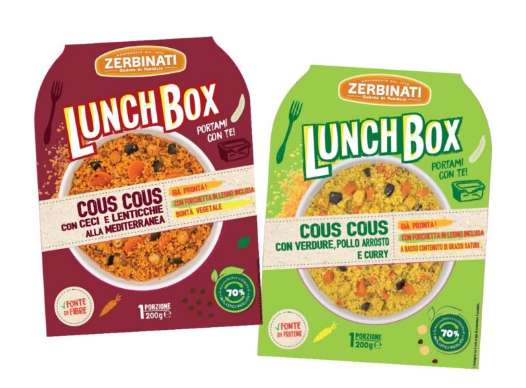 LUNCH BOX - COUS COUS CON CECI E LENTICCHIE ALLA MEDITERRANEA E COUS ...