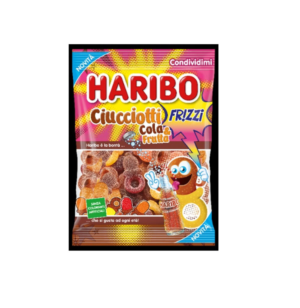 Haribo lancia i Ciucciotti Fr!zzi Cola & Frutta | Gdoweek