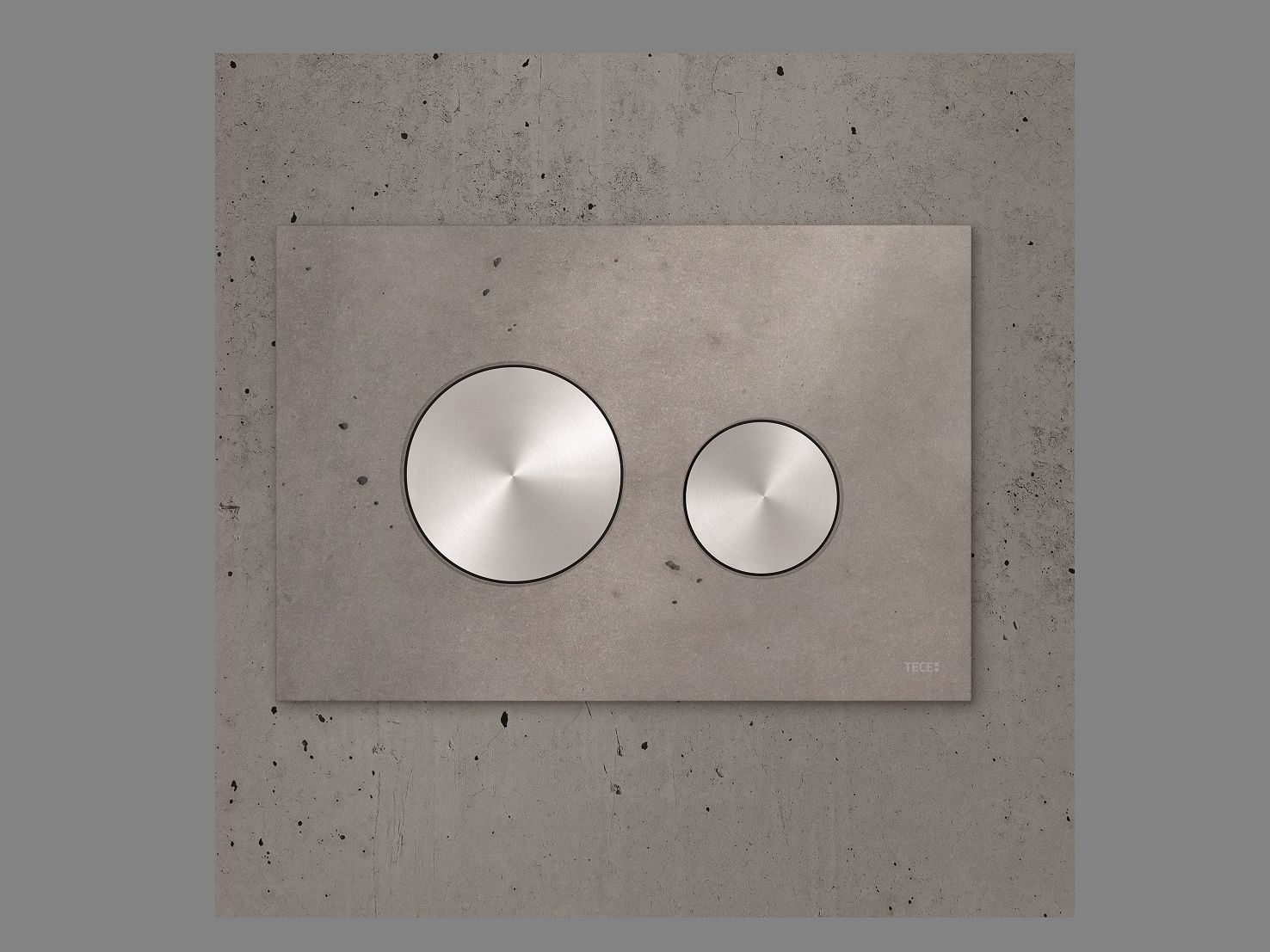 Placche di comando TECEloop con cover in cemento