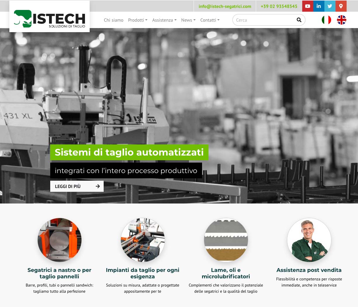 Un nuovo sito per ISTech - Il Progettista Industriale