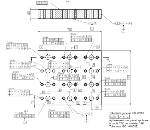 Ripetizione di fori (ISO 5458:2018) - Il Progettista Industriale