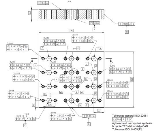 Ripetizione di fori (ISO 5458:2018) - Il Progettista Industriale