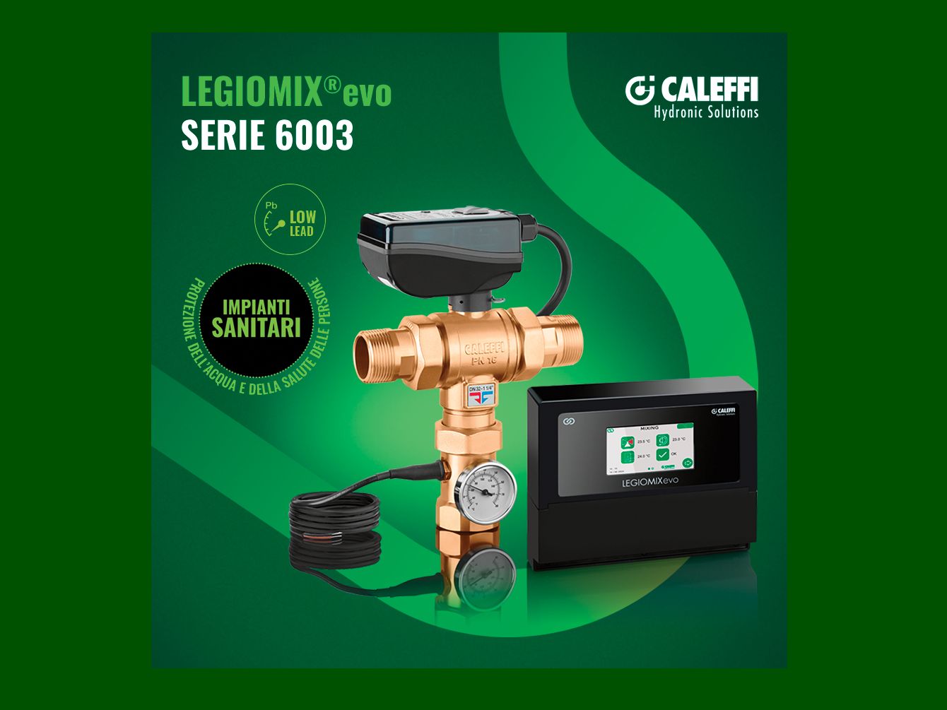 Miscelatore elettronico evoluto con disinfezione termica