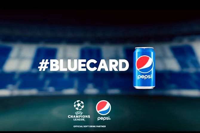 Pepsi dà il calcio d’inizio alla campagna con la #BlueCard