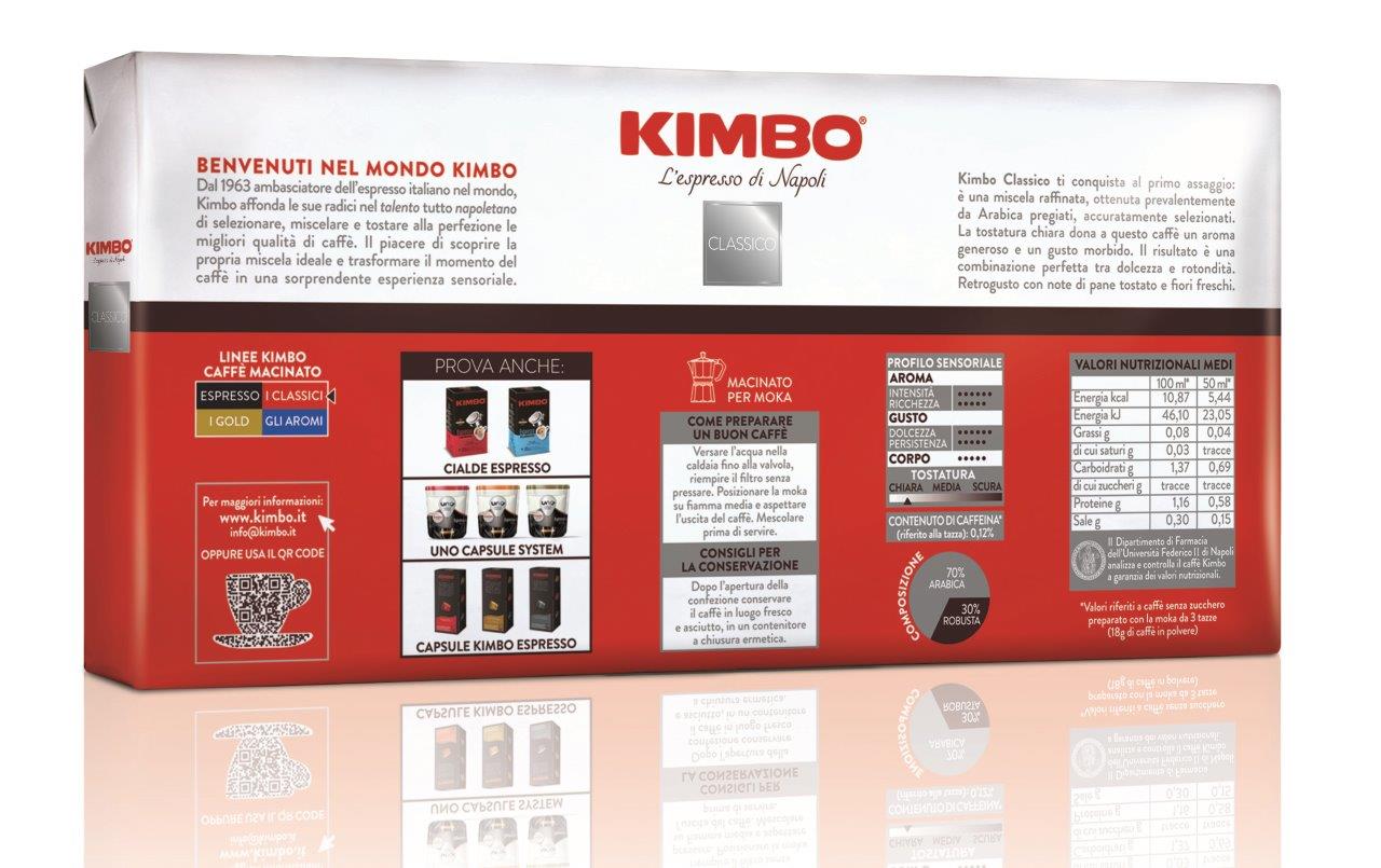 Caffè Kimbo: un nuovo visual per orientare il cliente
