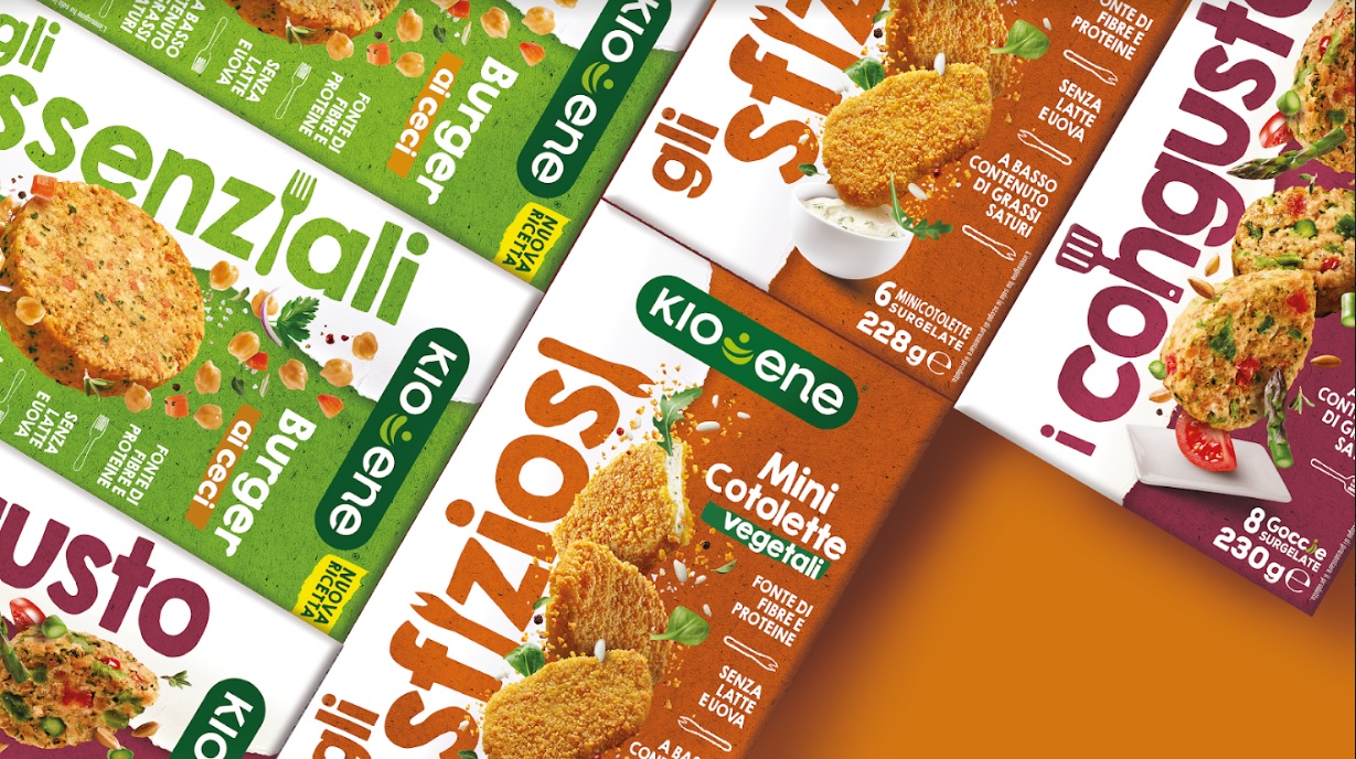 Kioene: nuovi pack e rebranding per la linea Gelo vegetale