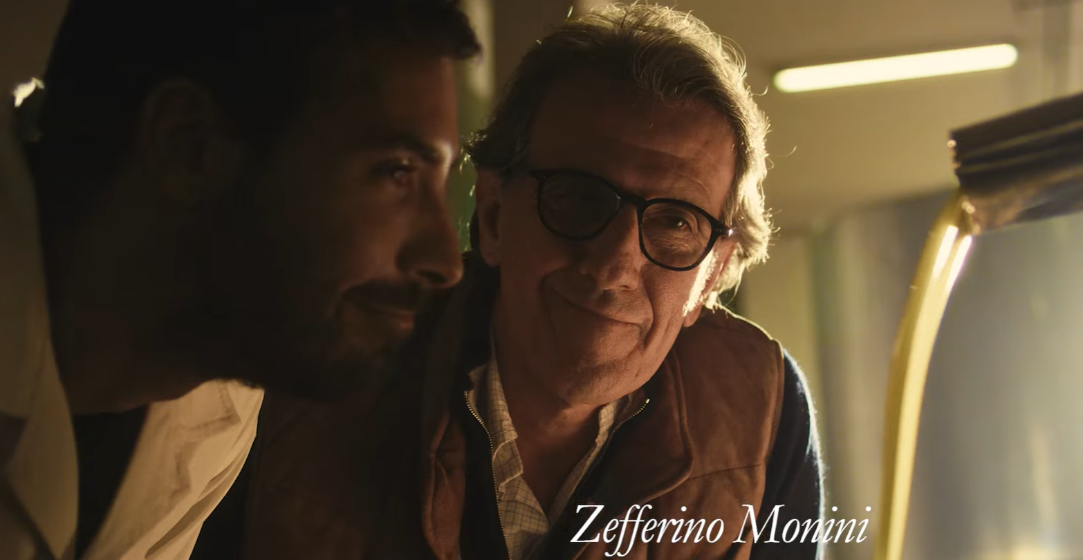 Monini investe in un nuovo spot tv con il presidente dell'azienda