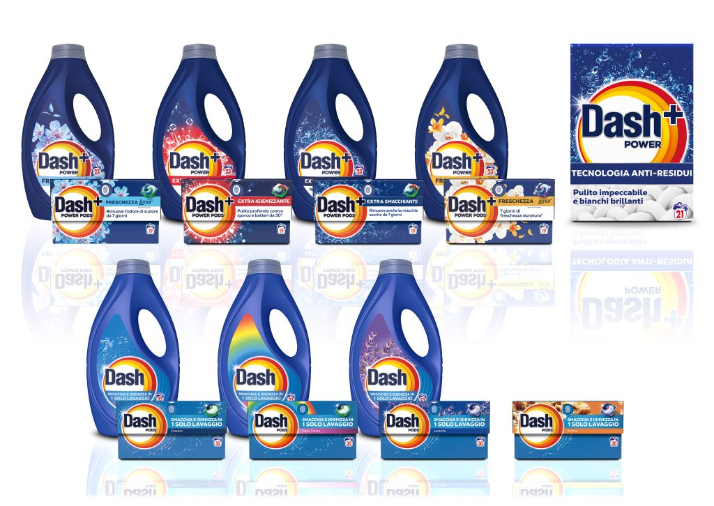 Dash, per il 60° anniversario nuovo logo e restyling del packaging