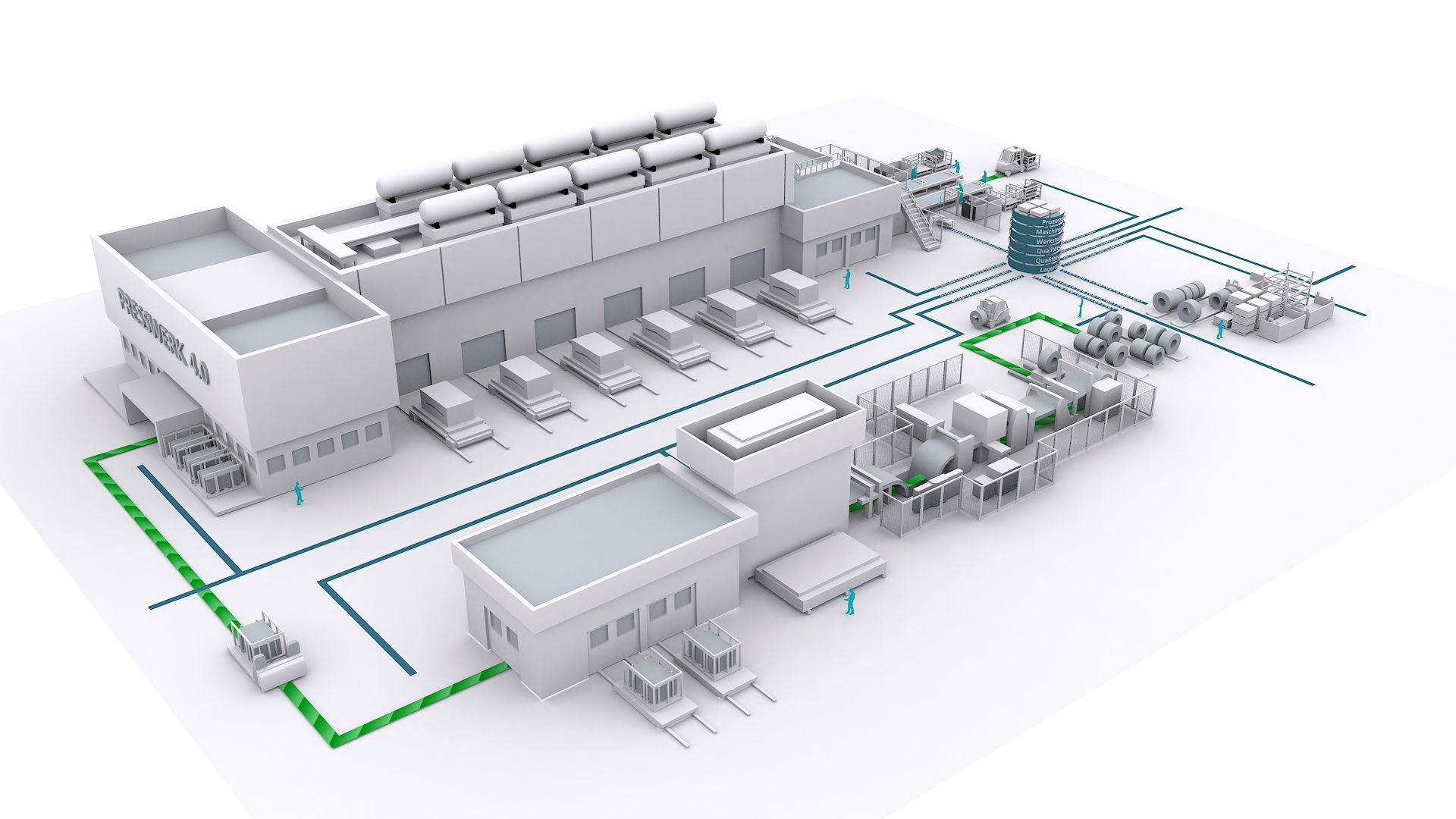 Presswerk 4.0: cutting downtimes in half, making manufacturing flexible