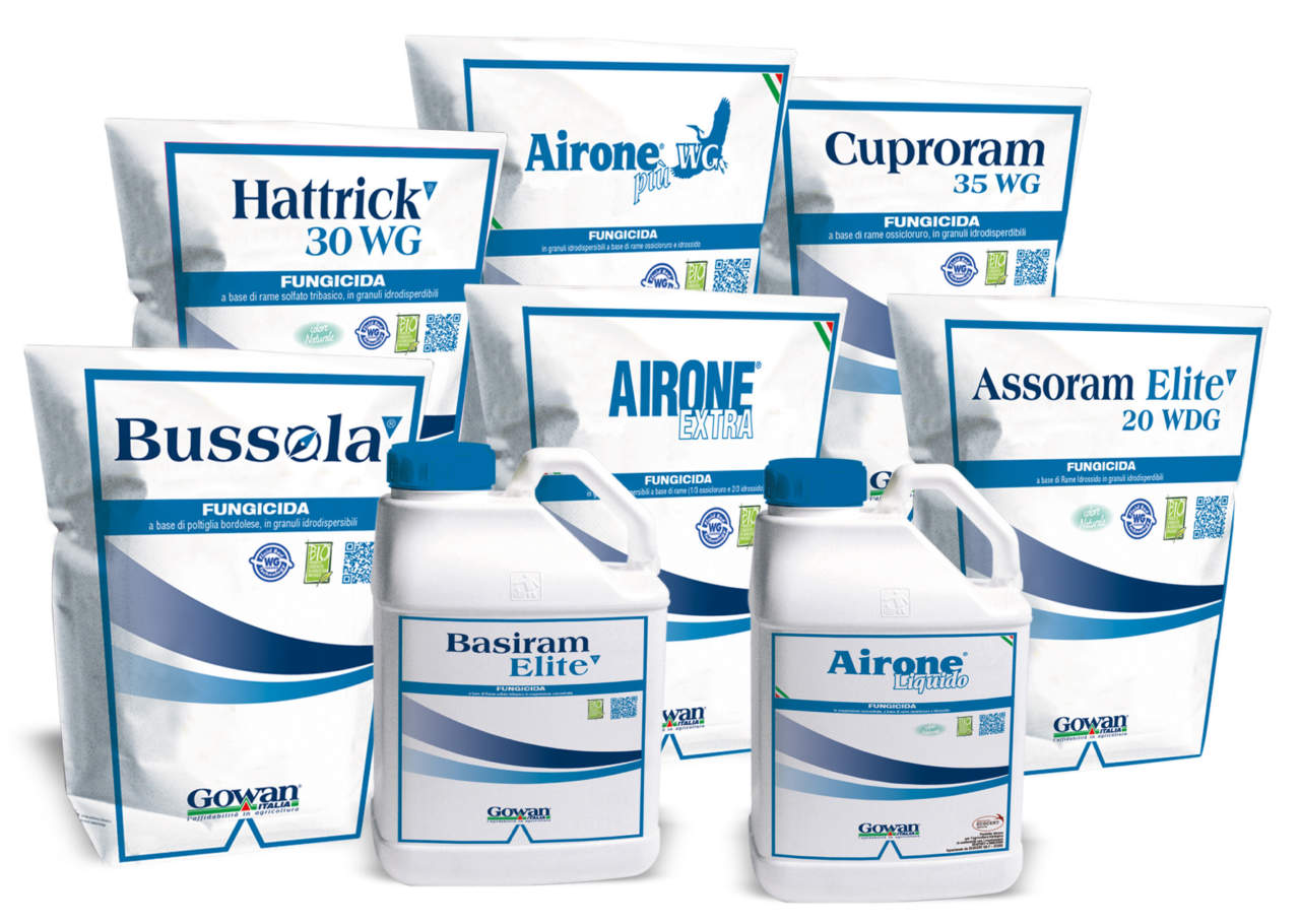 Rameici GOWAN, una gamma completa di fungicidi rameici ad alta qualità e sostenibilità - VVQ ...
